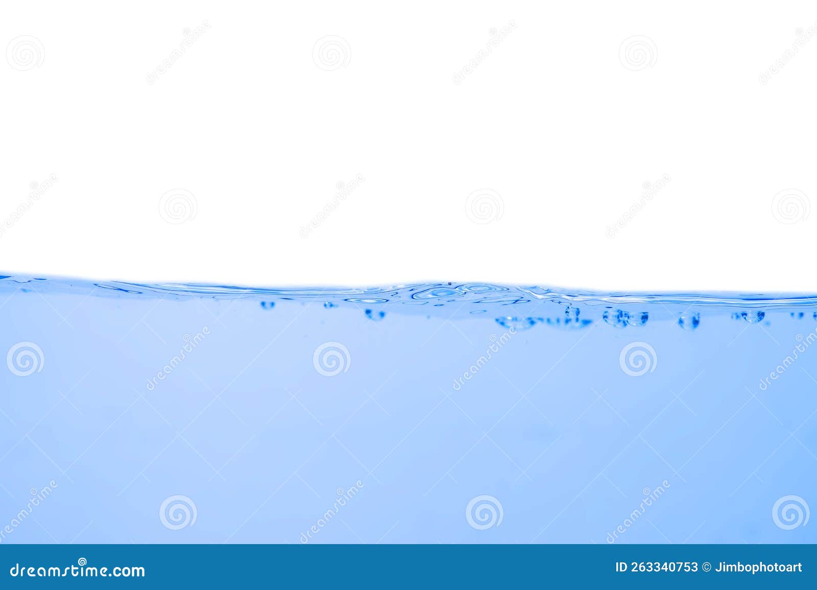 Water Wave with Bubbles on a White Stock Image - Image of flow, liquid ...