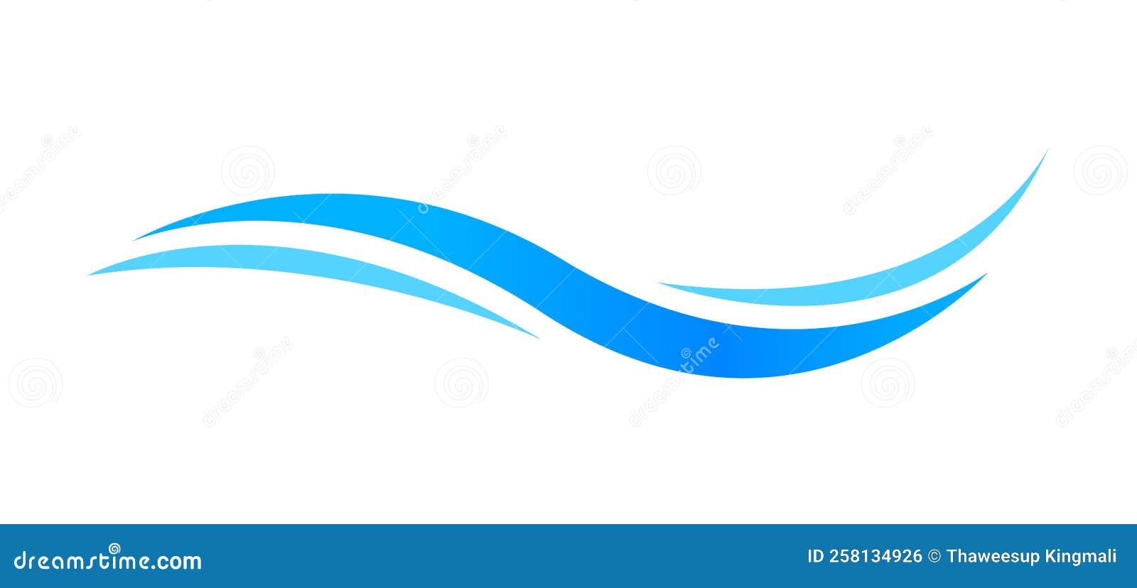 Water Wave Graphic Simple, Ocean Wave Symbol, Aqua Icon Stock Vector ...