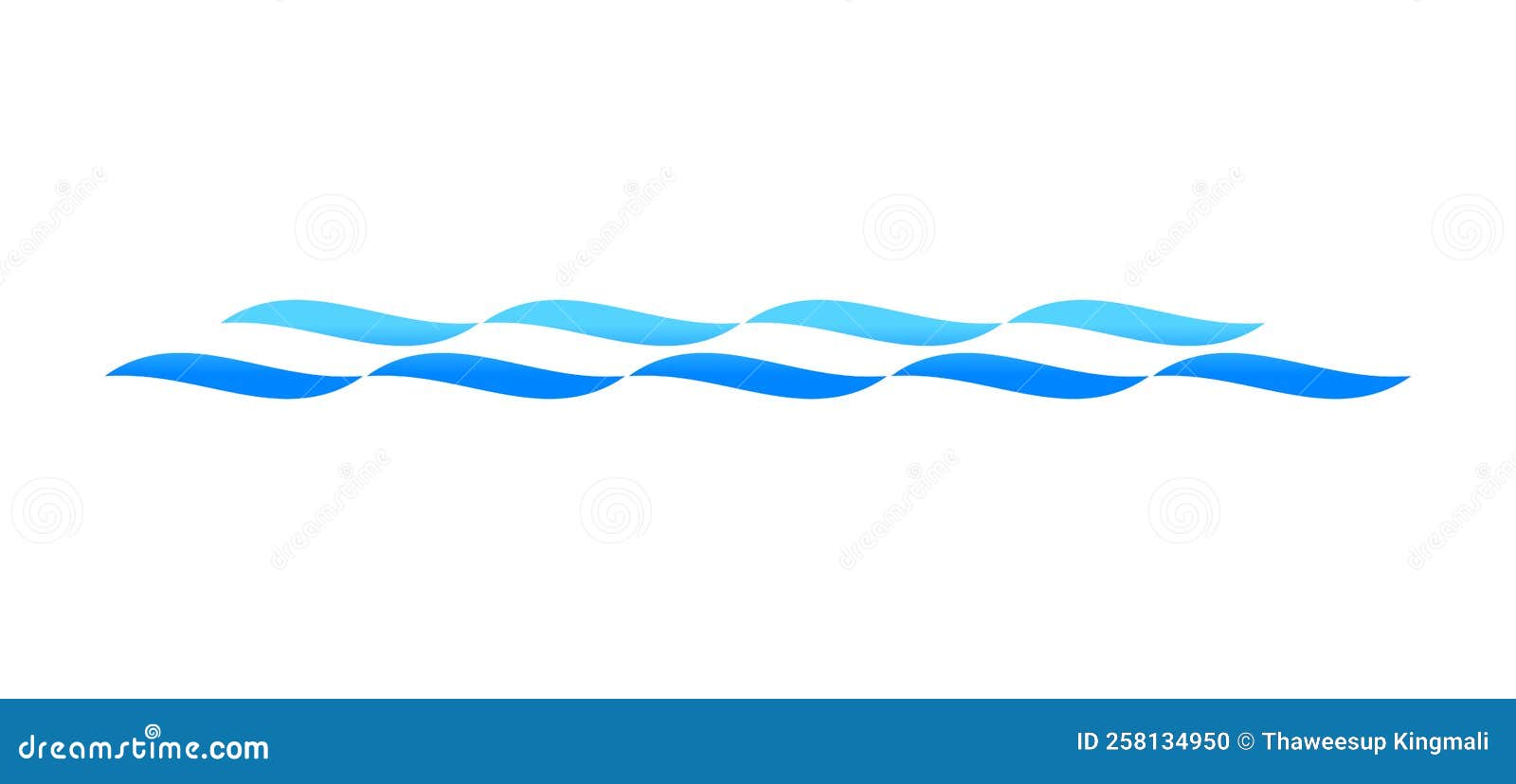 Water Wave Graphic Simple, Ocean Wave Symbol, Aqua Icon Stock Vector ...