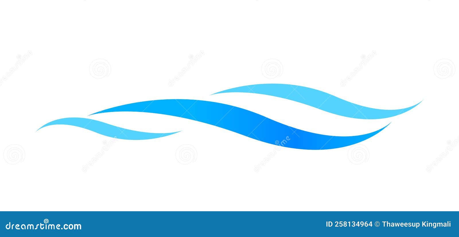 Water Wave Graphic Simple, Ocean Wave Symbol, Aqua Icon Stock Vector ...