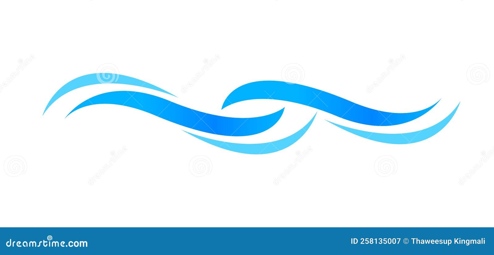 Water Wave Graphic Simple, Ocean Wave Symbol, Aqua Icon Stock Vector ...