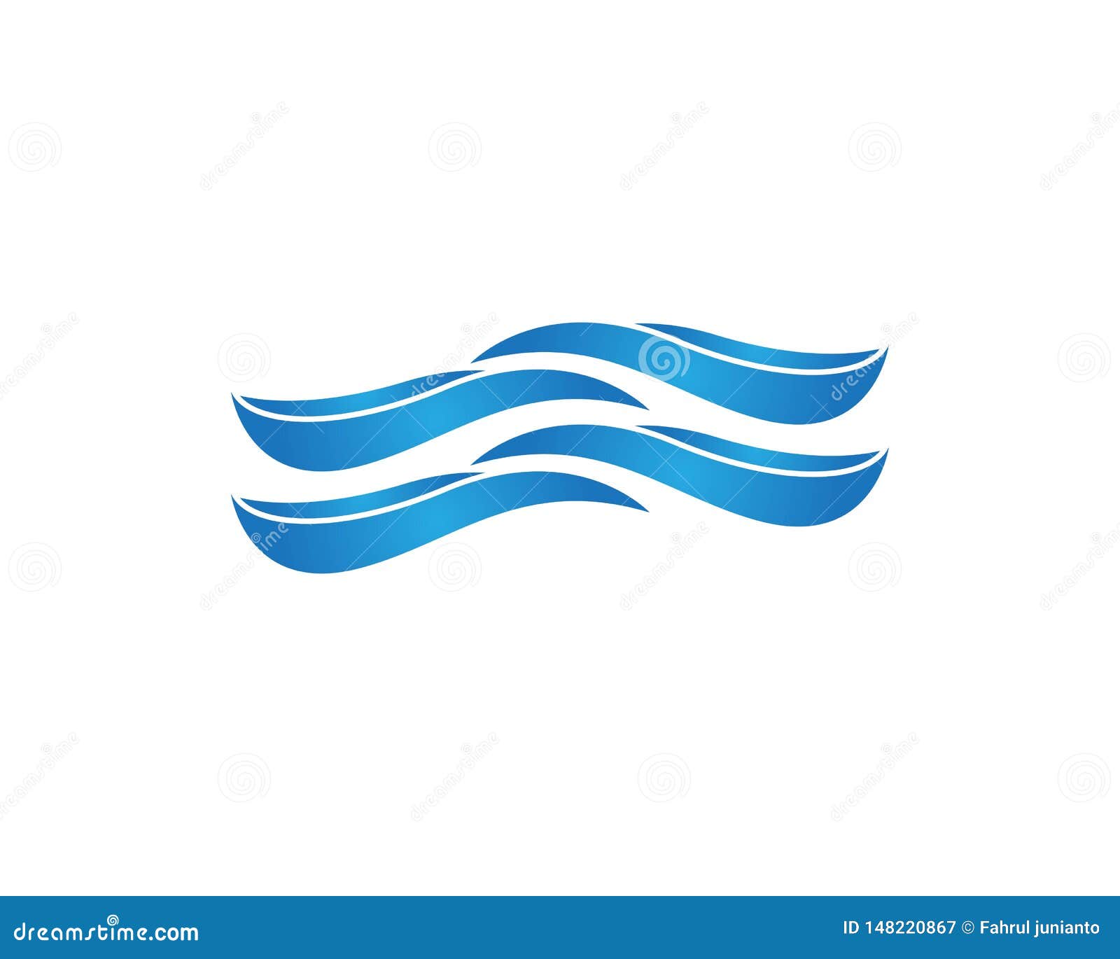 Water Wave Icon Logo Vector Stock Vector - Illustration of splash ...