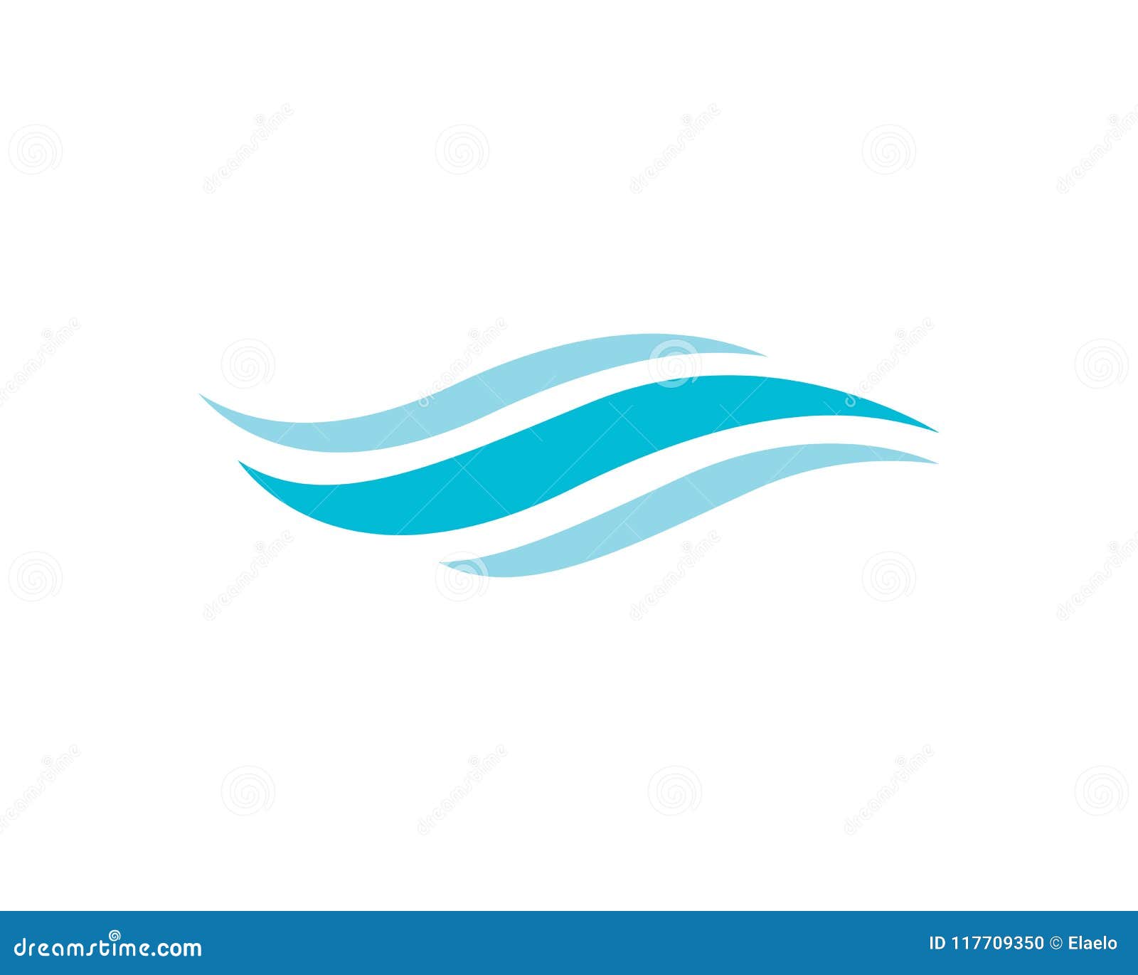 Wave Icon Waving Water Lines Tide Sea Ocean Aqua Lake River Tidal Storm ...