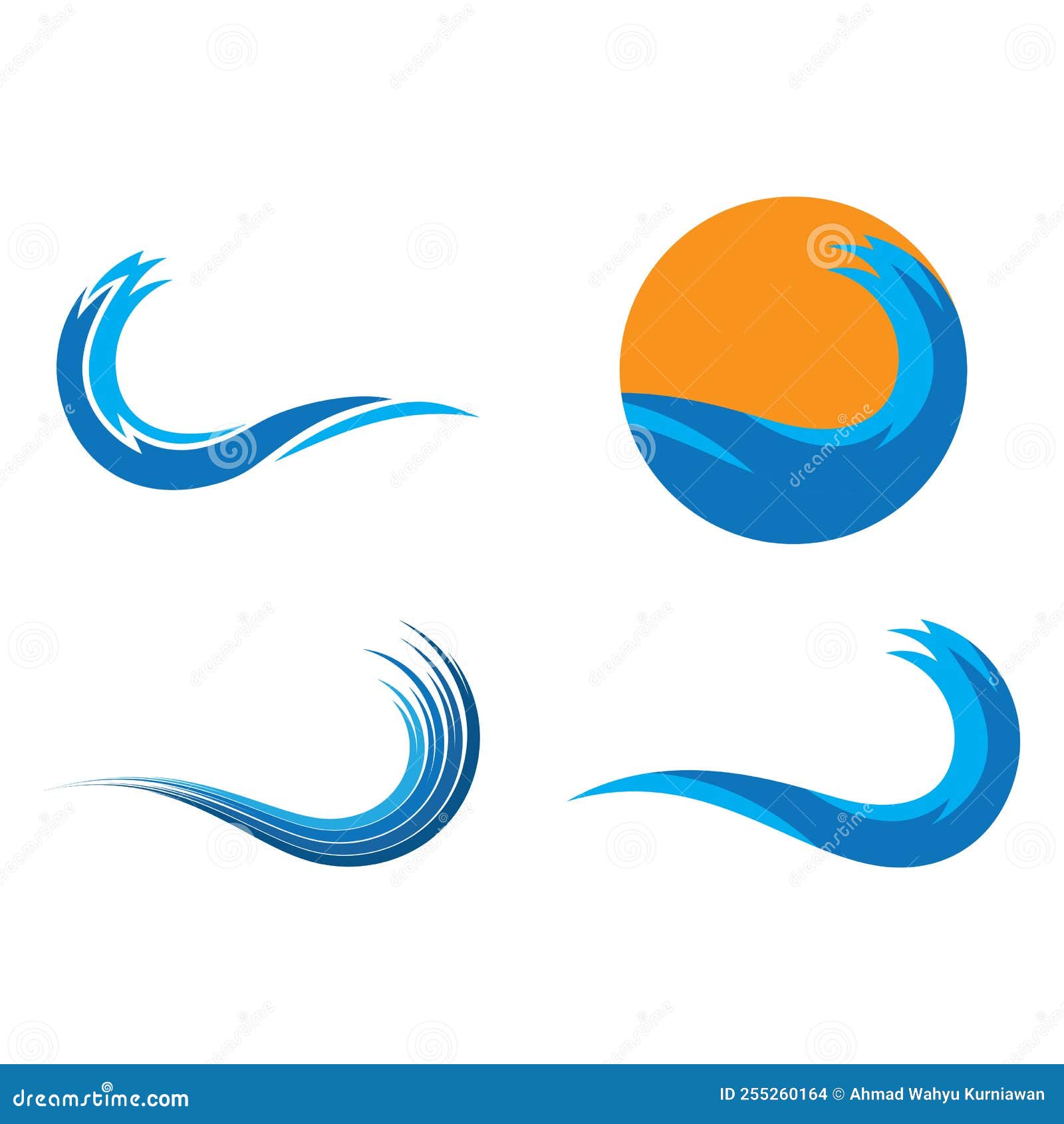 Water Wave illustration stock vector. Illustration of extreme - 255260164