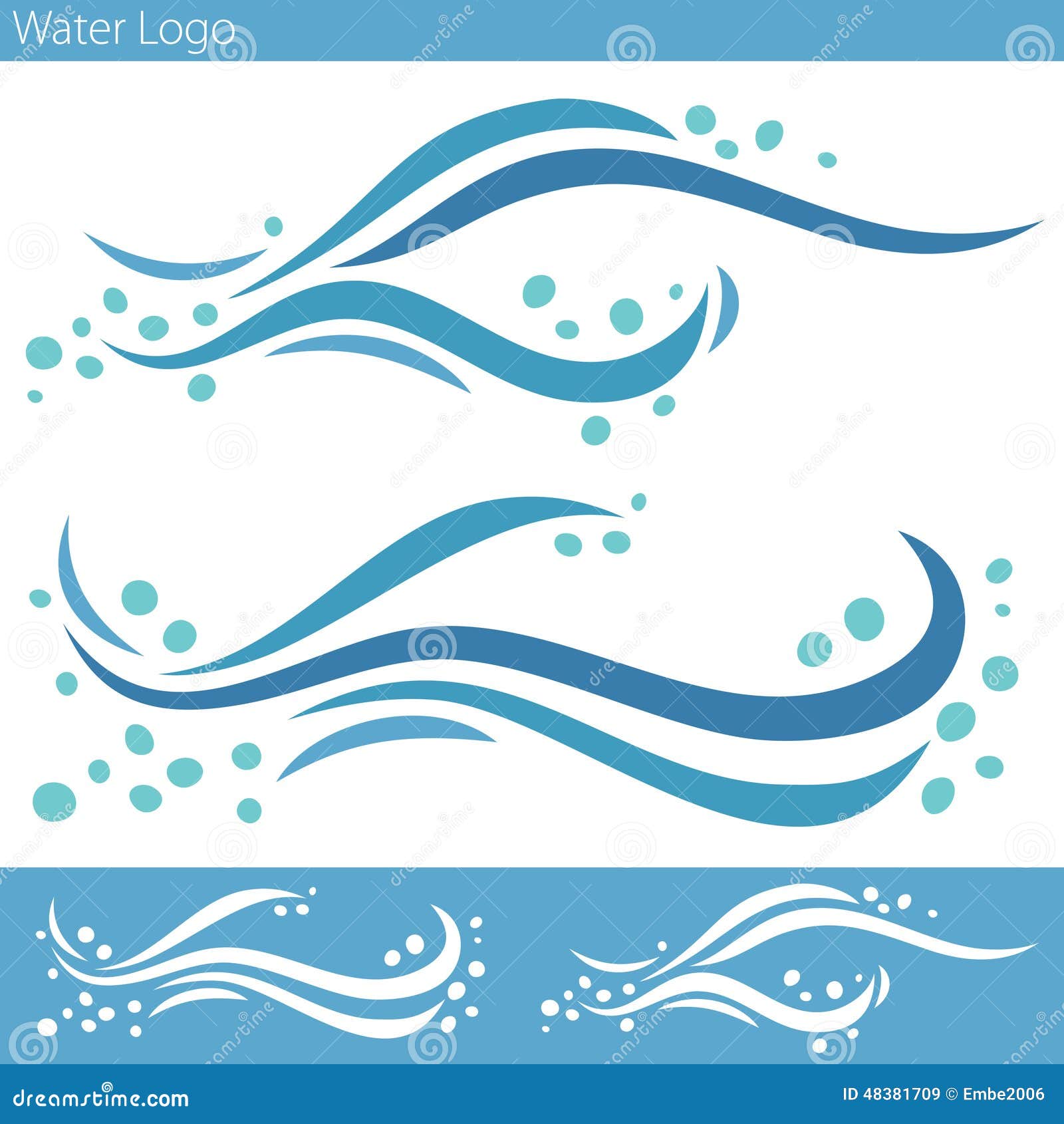 Water Wave Logo stock vector. Illustration of cleanse - 48381709