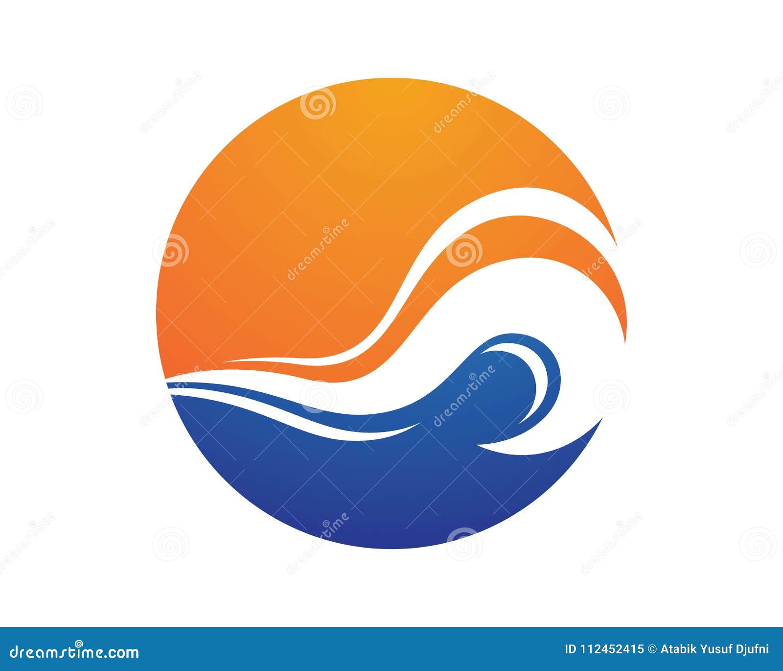 Wave vector icon stock vector. Illustration of design - 112452415