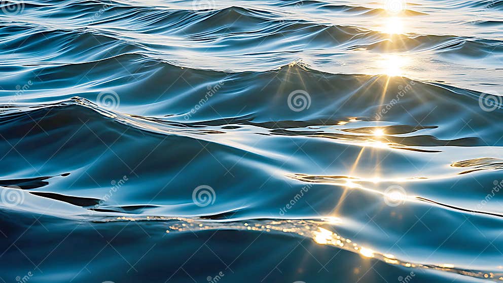 Water Wave Pattern in Color ,the Water Surface in the River Ripples ...