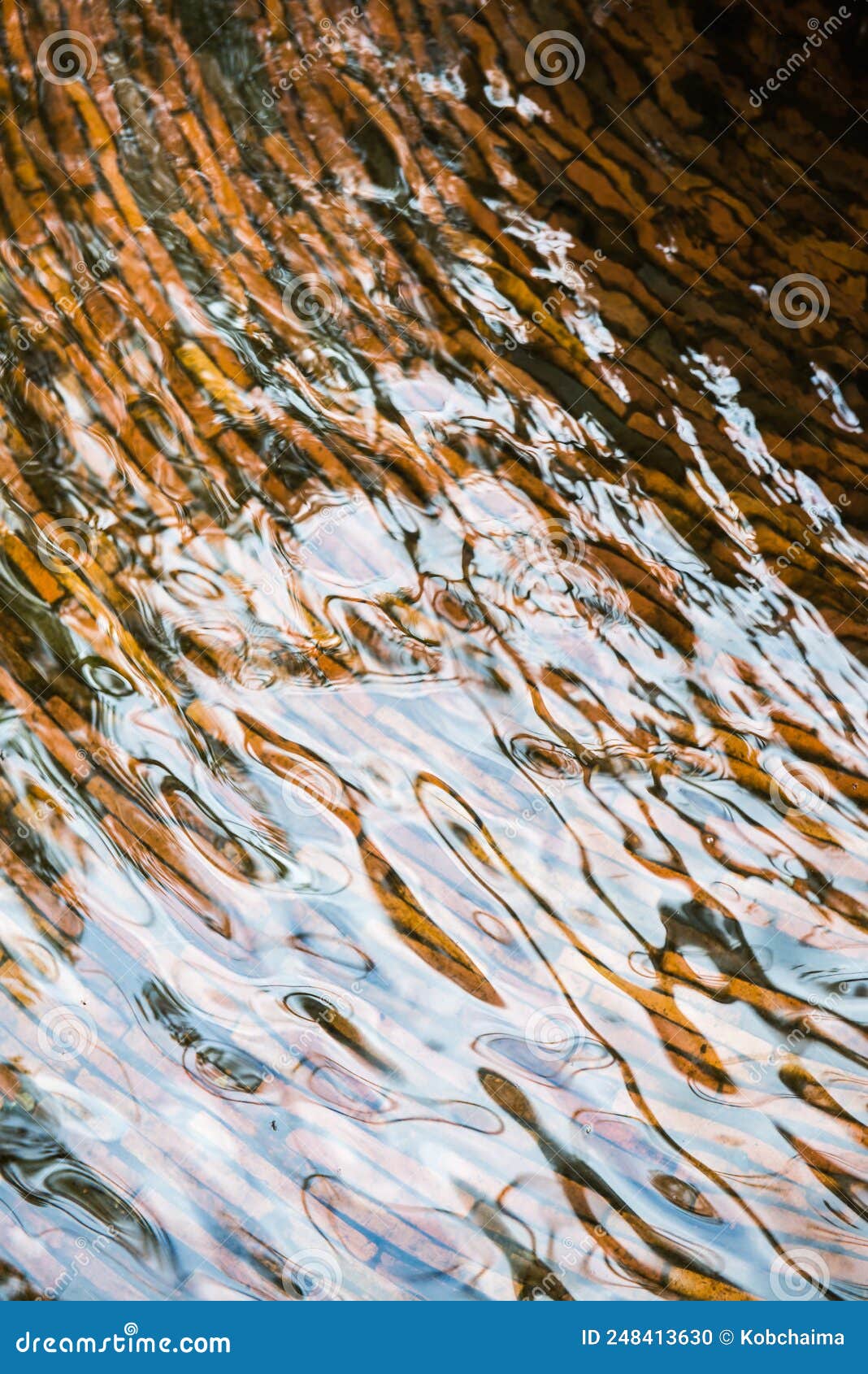 Water wave in pond stock photo. Image of texture, surface - 248413630