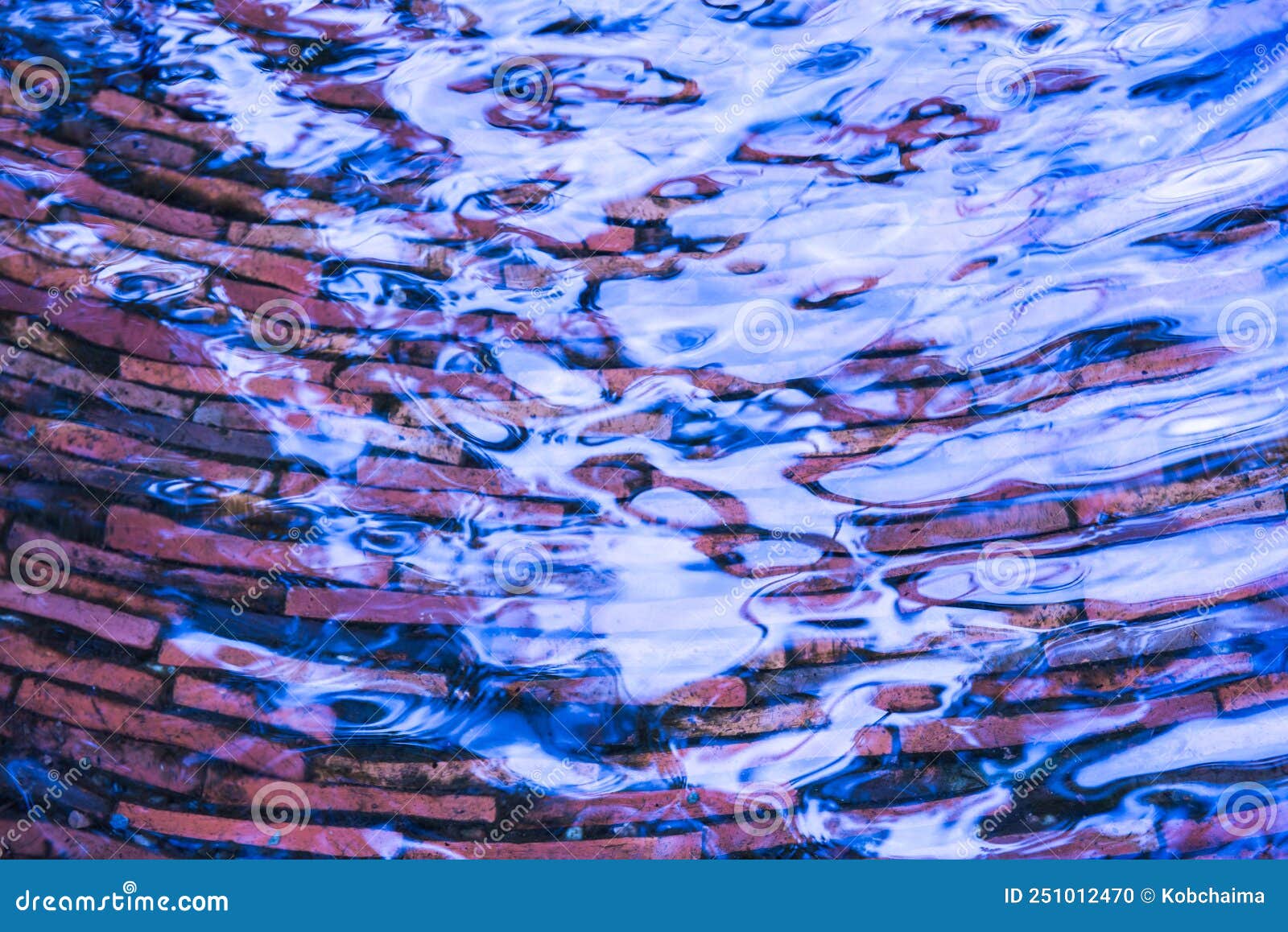 Water wave in pond stock photo. Image of transparent - 251012470