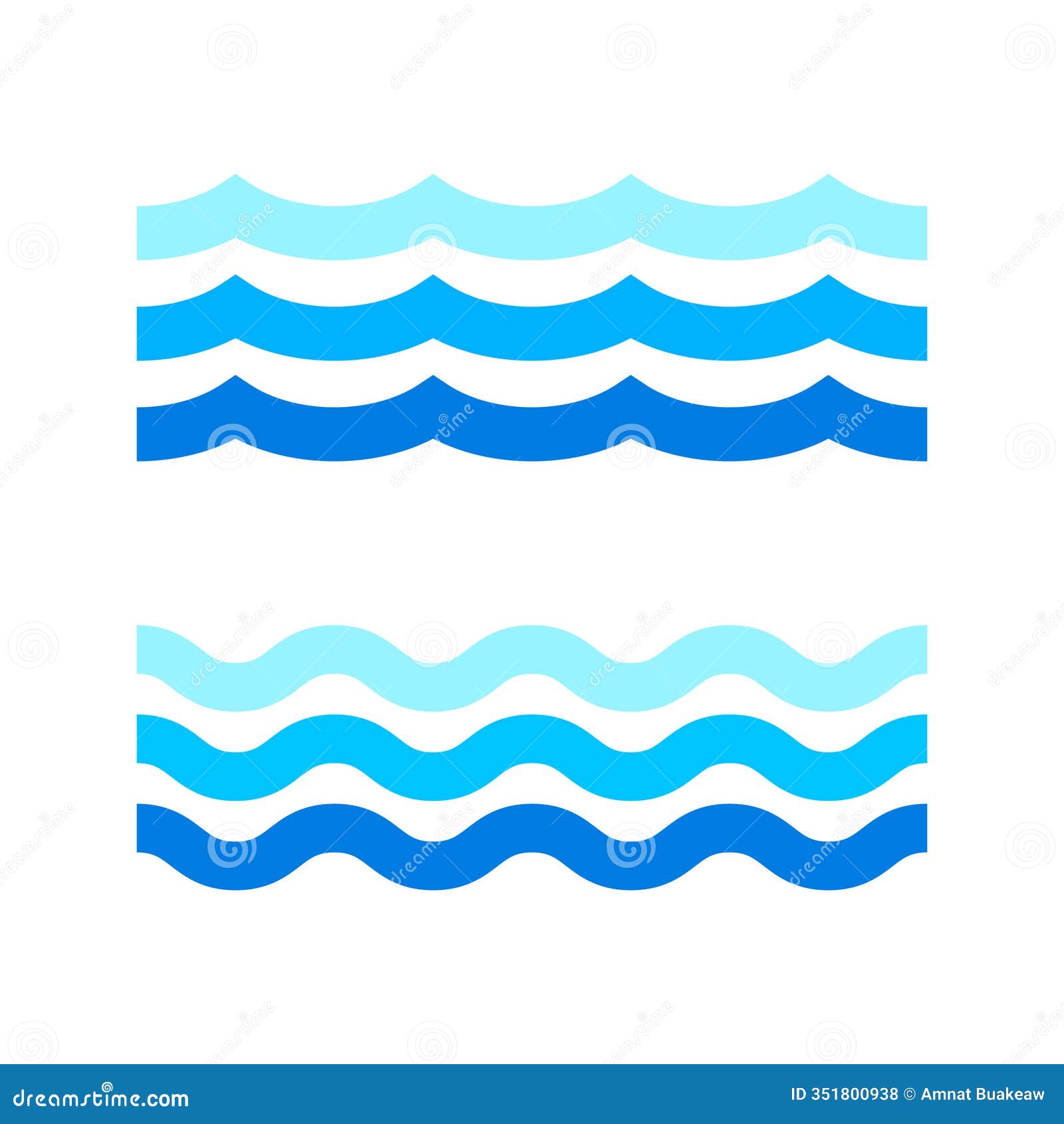 Water Wave, Sea Wave Line, Water Shape, Ripple Symbol, Line Wavy Simple ...