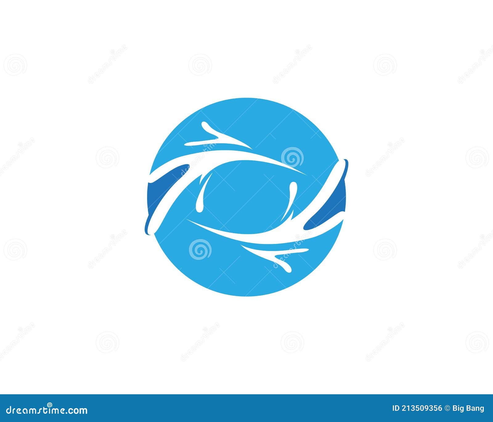 Water Wave Spash Logo Vector Symbol and Icon Stock Vector ...