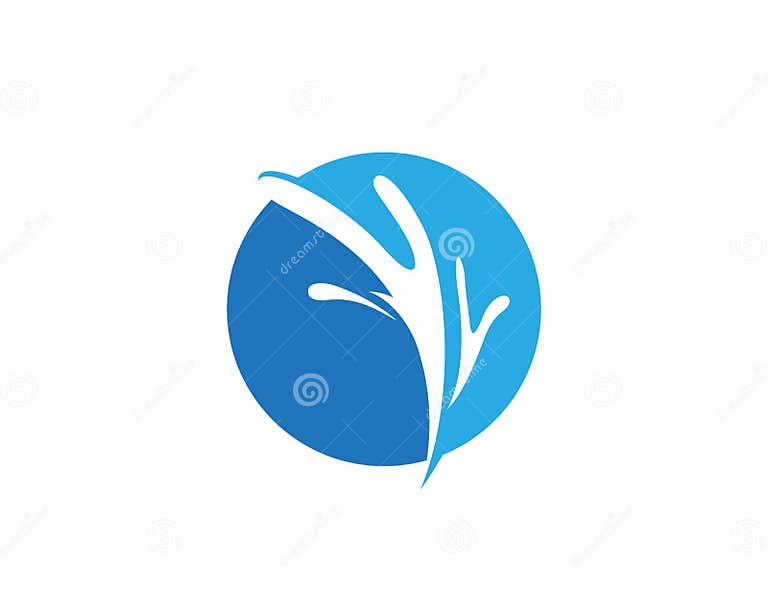 Water Wave Spash Logo Vector Symbol and Icon Stock Vector ...