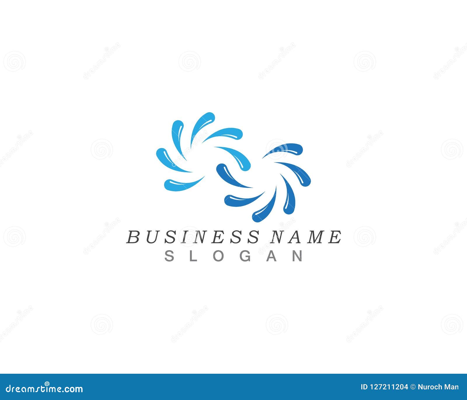 Water Wave Splash Icon Logo Vector Stock Vector - Illustration of pool ...