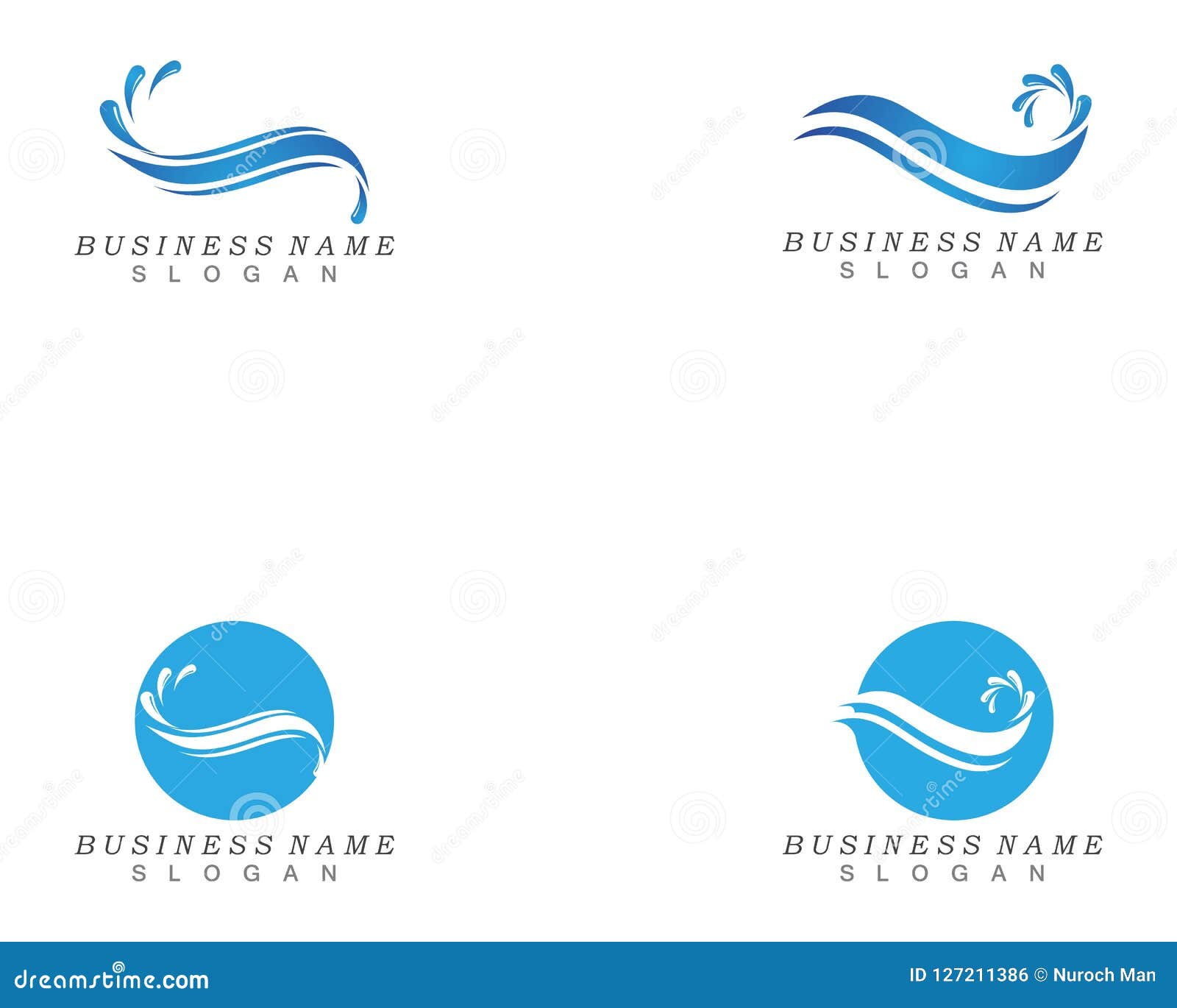 Water Wave Splash Icon Logo Vector Stock Vector - Illustration of wave ...