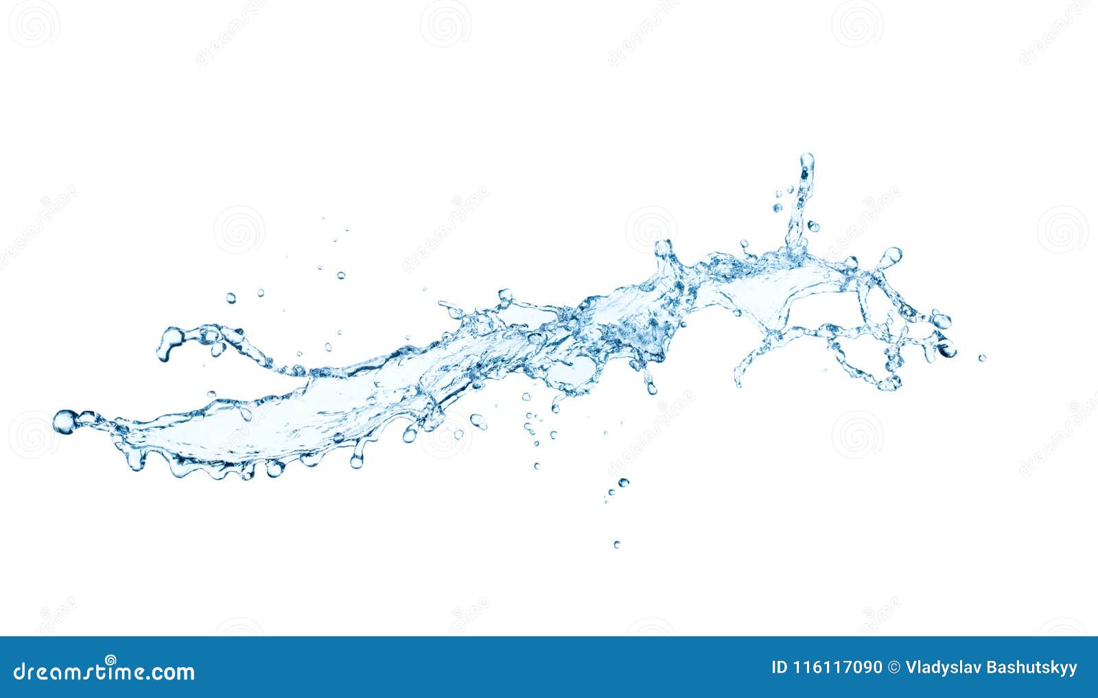 Water Wave Splash Isolated on White Background Stock Photo - Image of ...