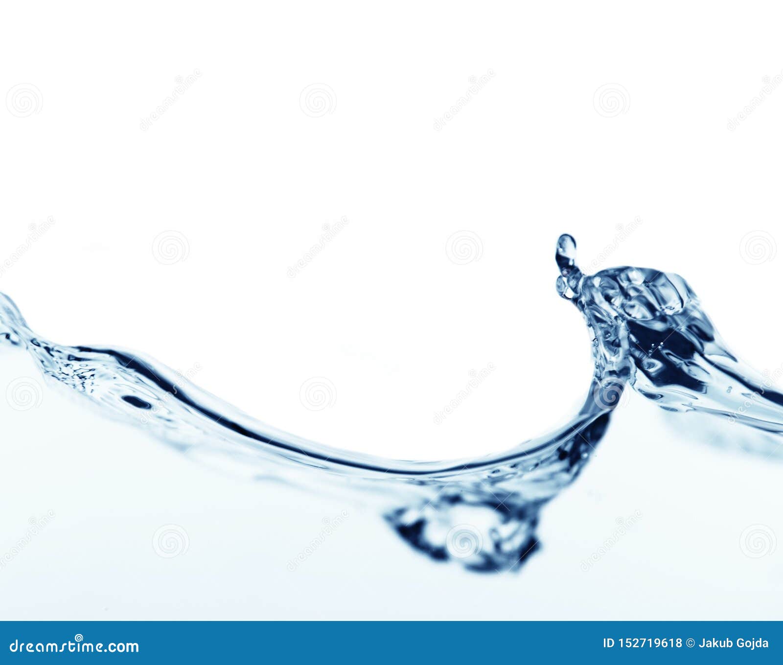 Water Wave Splash Isolated on White Background Stock Photo - Image of ...