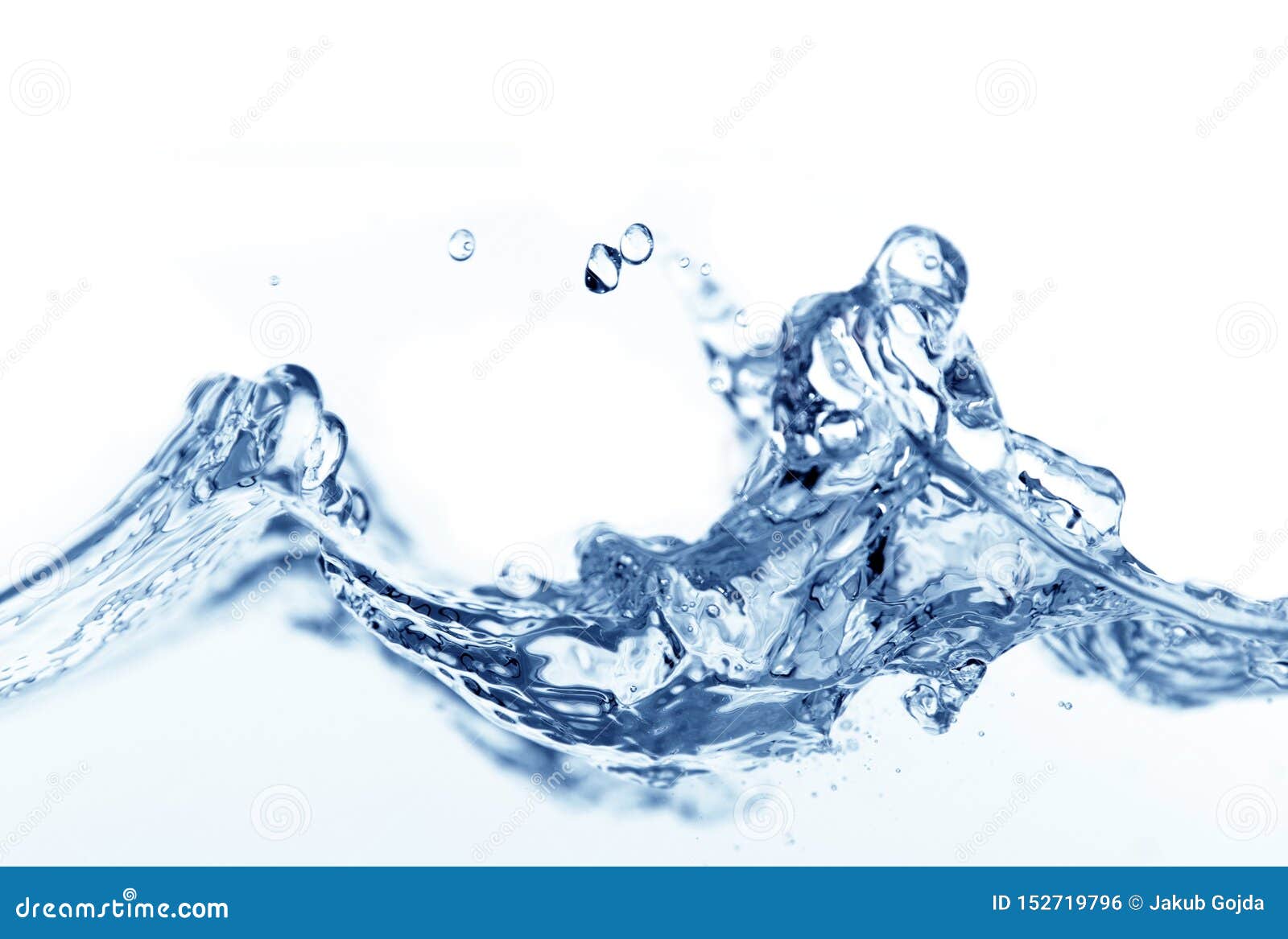 Water Wave Splash Isolated on White Background Stock Photo - Image of ...
