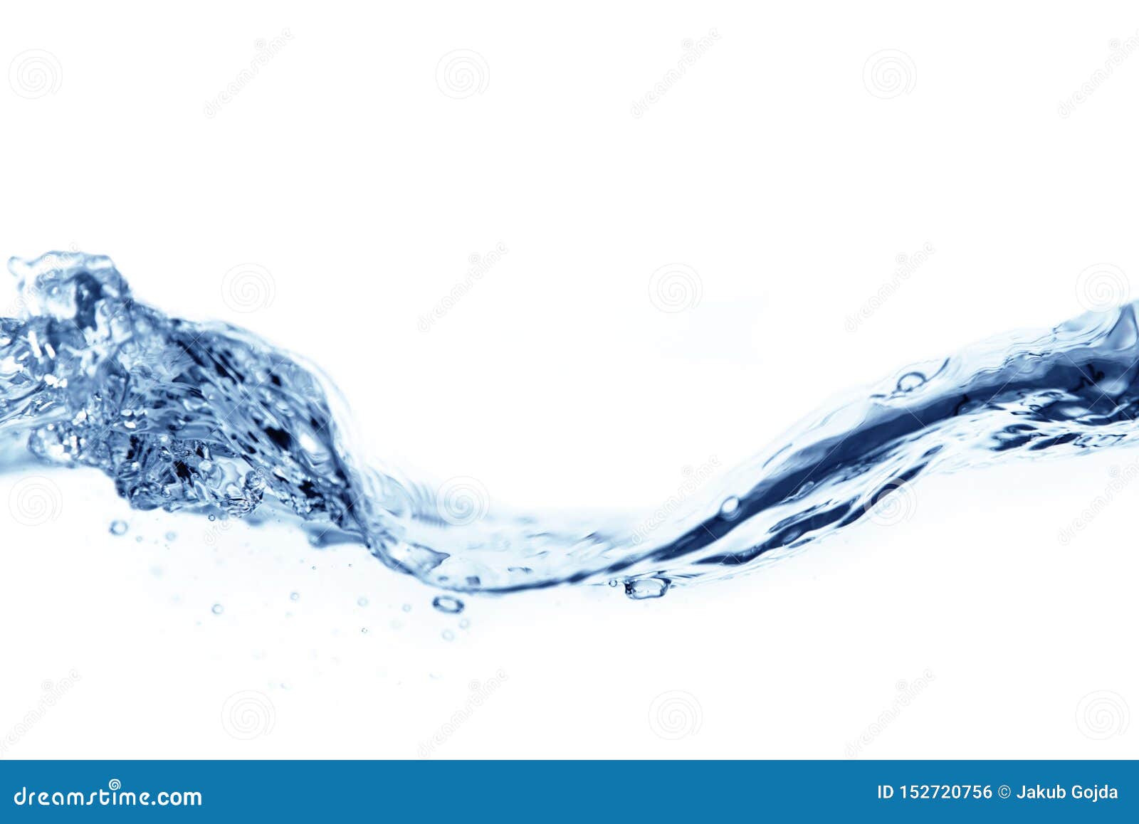 Water Wave Splash Isolated on White Background Stock Photo - Image of ...