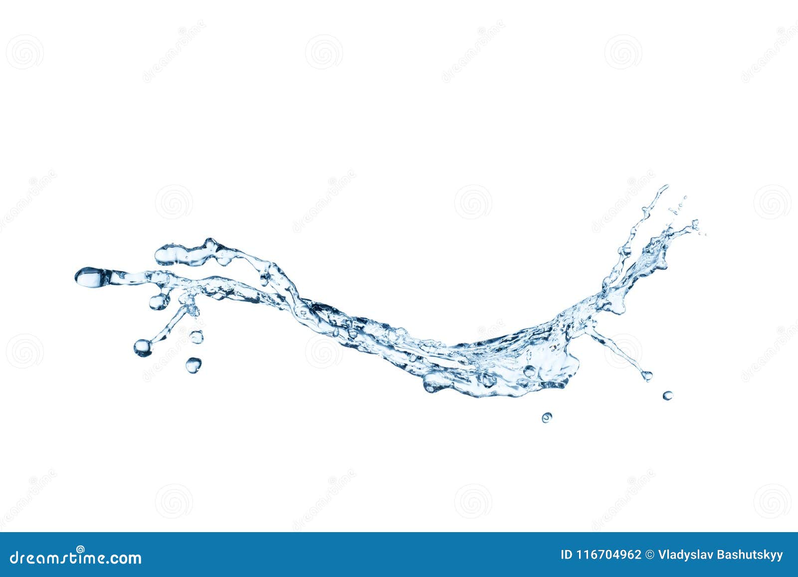 Water Wave Splash Isolated on White Background Stock Photo - Image of ...