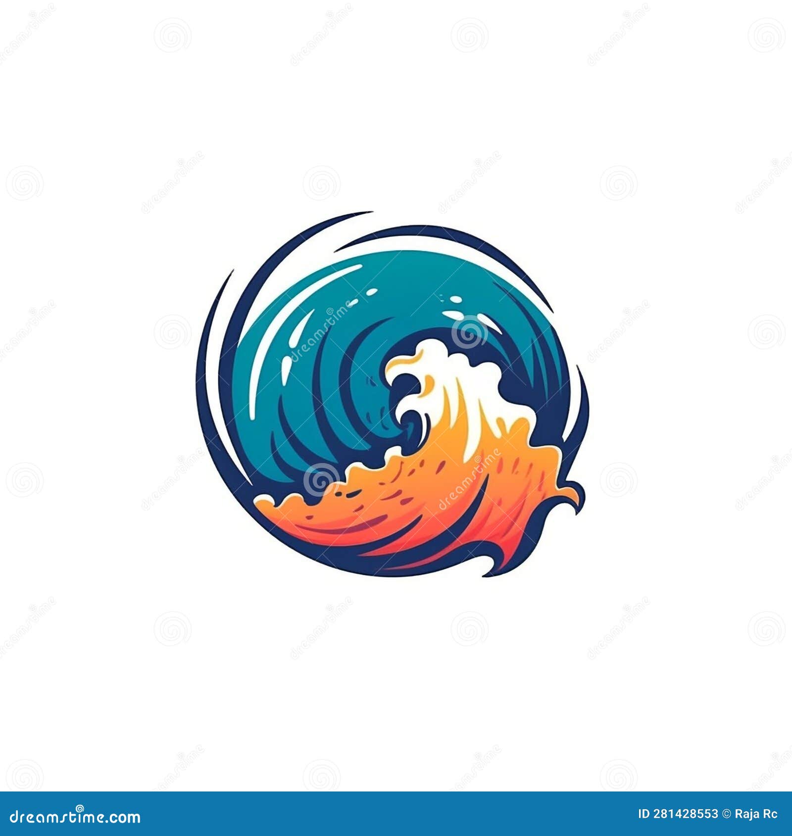 Water wave splash logo stock illustration. Illustration of insignia ...