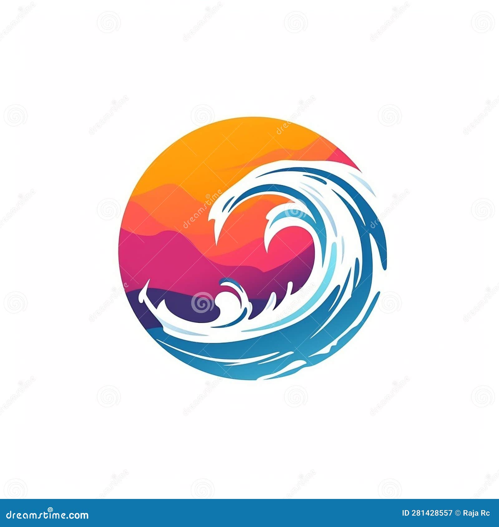 Water wave splash logo stock illustration. Illustration of artistic ...