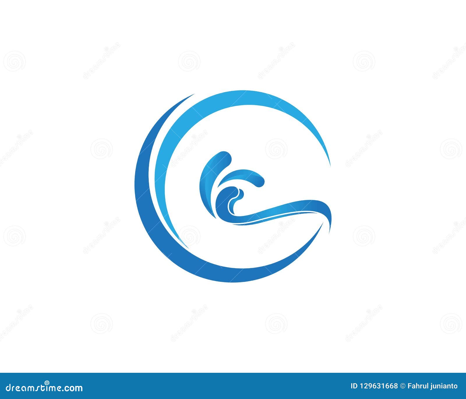 Water Wave Splash Logo Vector Template Stock Vector - Illustration of ...