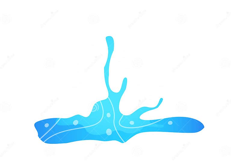 Water Wave Splash stock vector. Illustration of transparent - 281659500