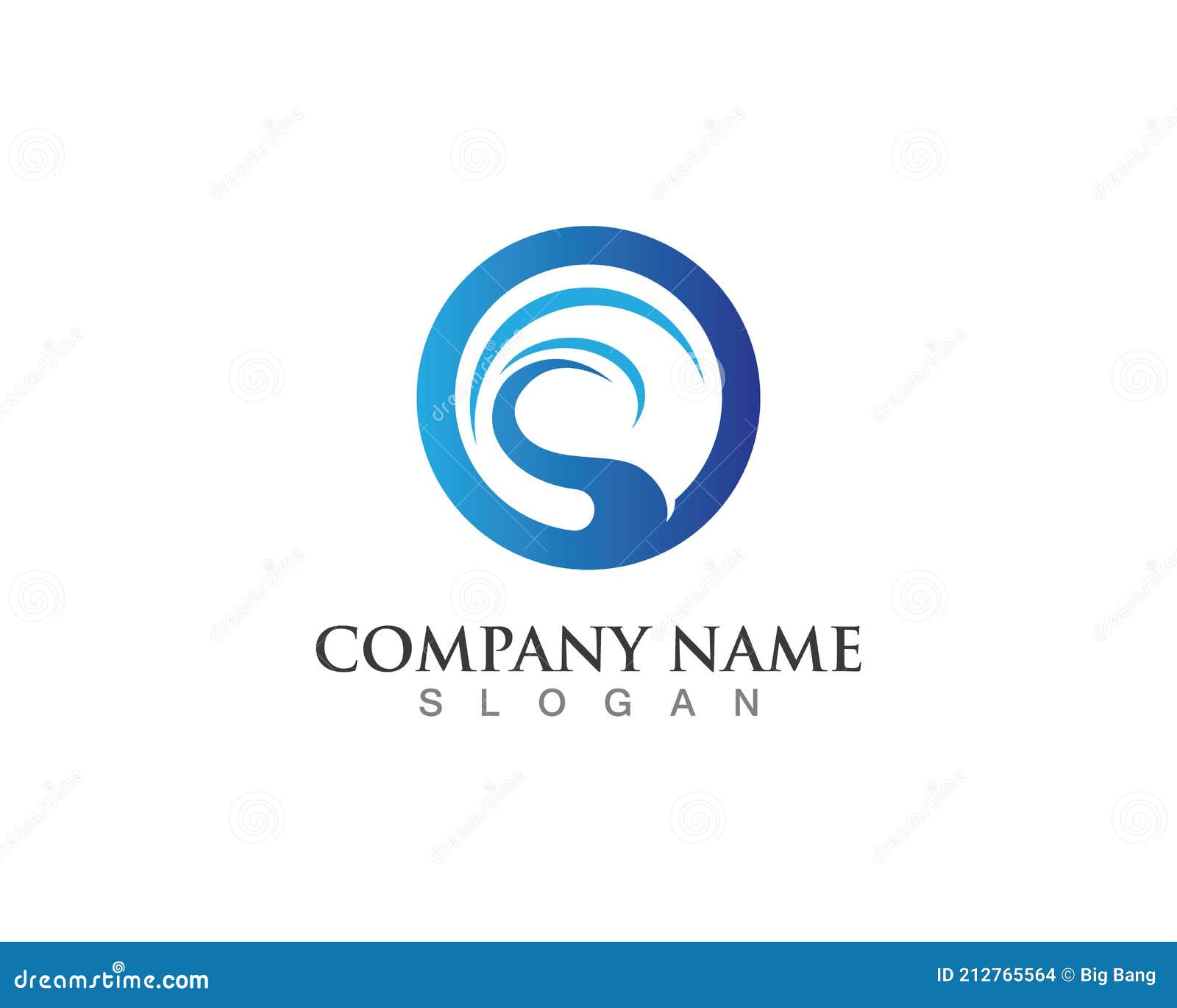 Water Wave Vector Logo Illustrator Stock Vector - Illustration of ...