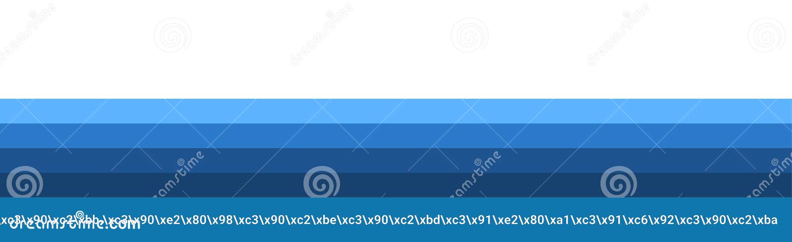 Water Waves Background. Sea, Ocean or River Concept. Flat Style. Vector ...