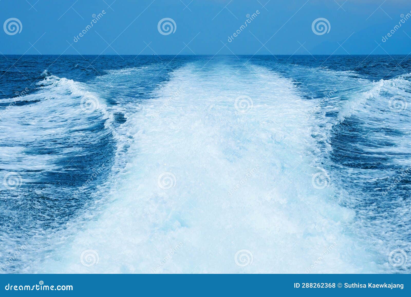 Water Waves Behind the Speedboat Engine Stock Photo - Image of travel ...