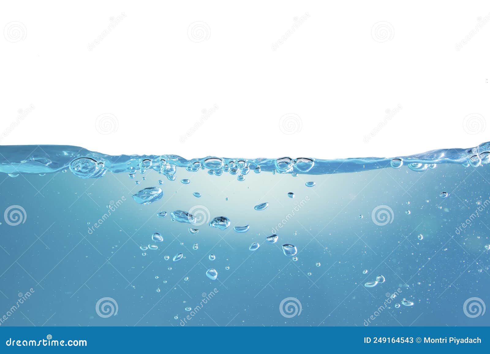 Water Waves Cause Bubbles and Splatter in Water Stock Image - Image of ...
