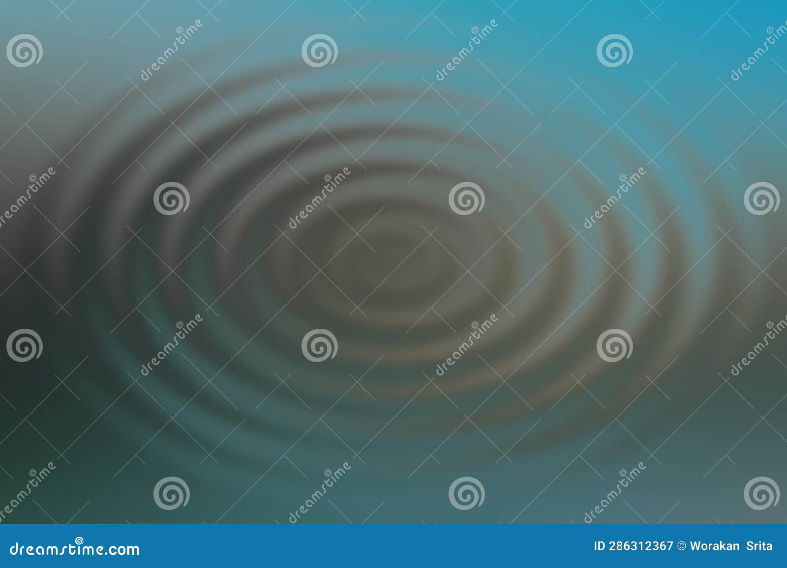 Water Waves in a Circle in the River. Stock Illustration - Illustration ...