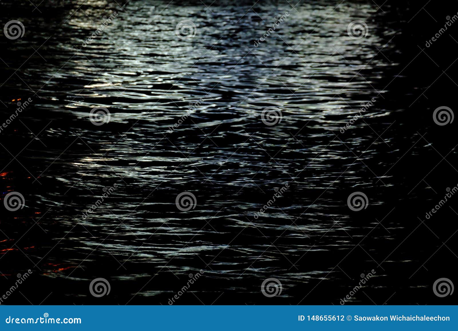 Blurred Light Reflection on River Surface Stock Photo - Image of ...