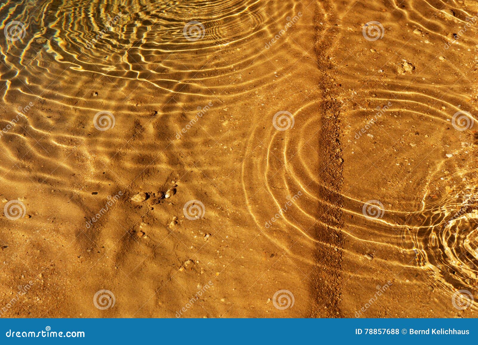 Water Waves and Ripples at the Beach Stock Photo - Image of clean ...