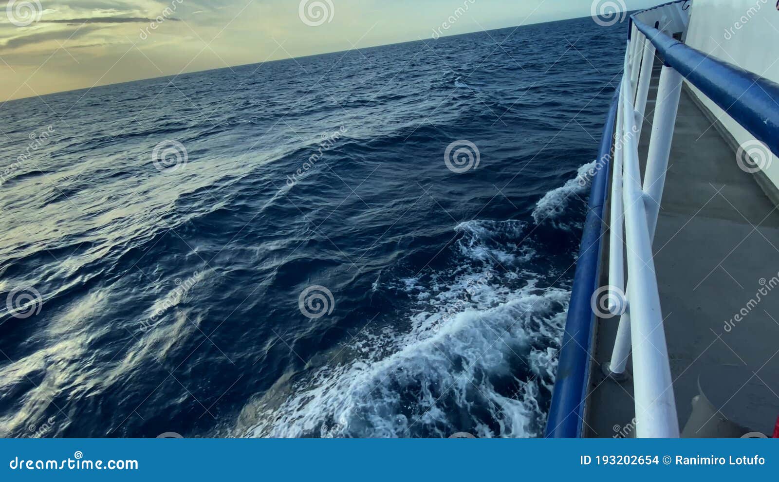 Water Waves. Ship`s Bow, Moving through the Waves Stock Footage - Video ...