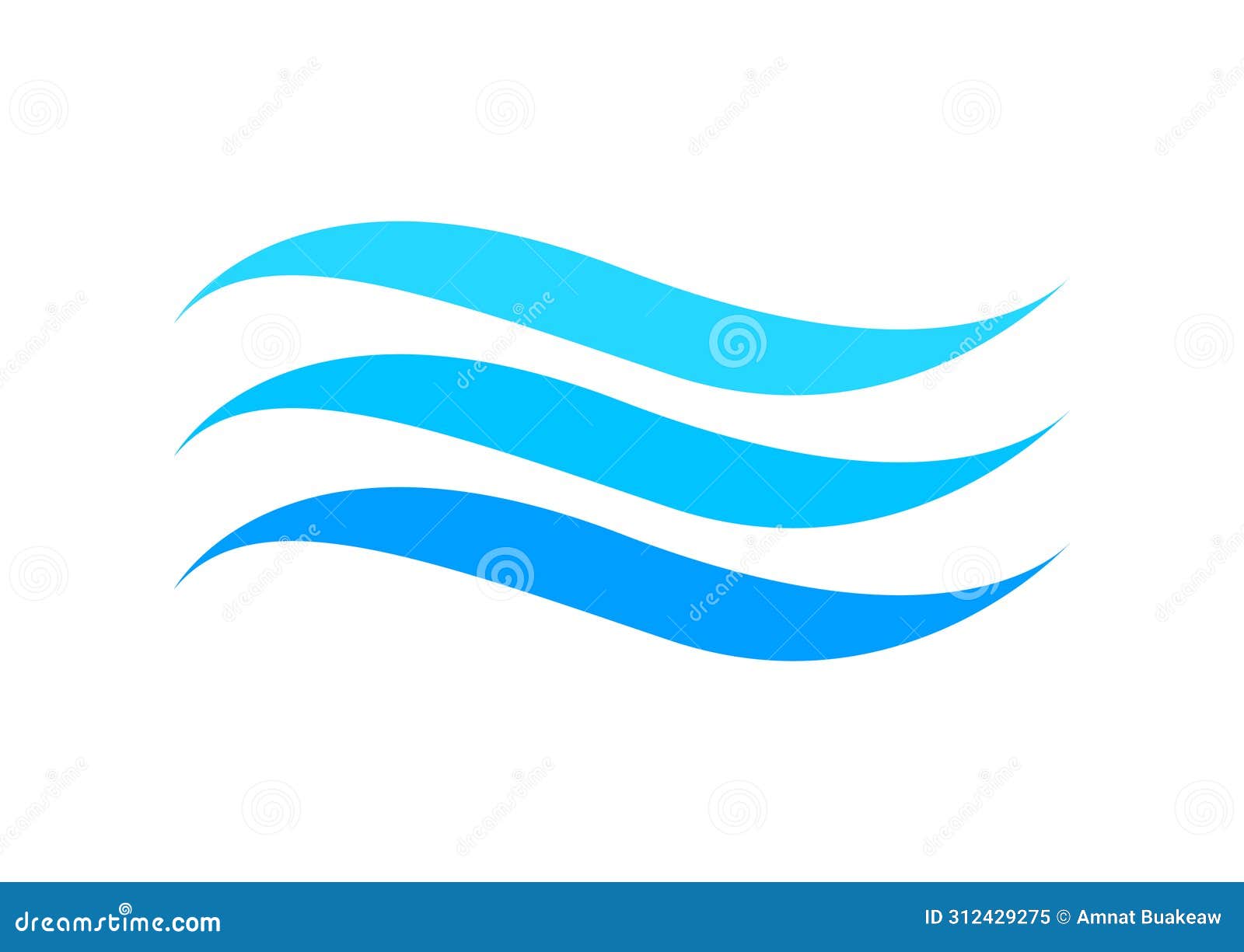 Water Waves Symbol, Wave Water Ripple Flow For Graphic, Water Splash ...