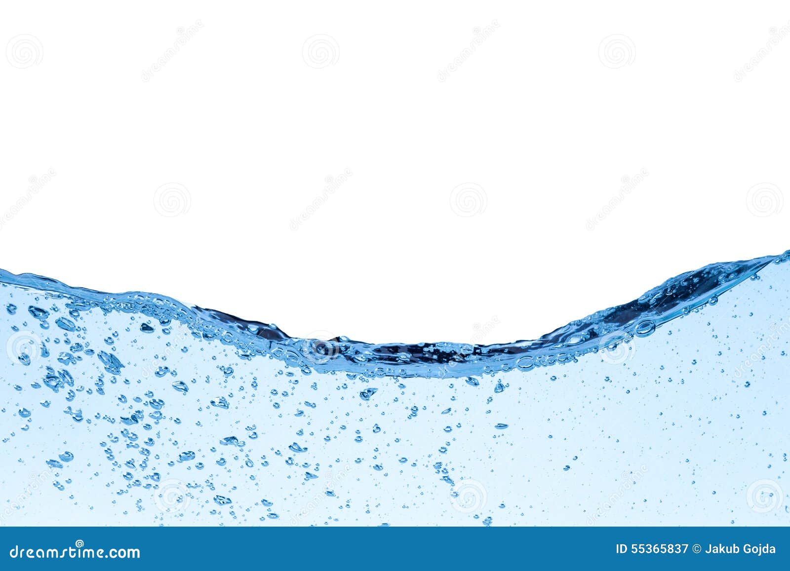 Water Waves on White Background Stock Image - Image of flowing, speed ...