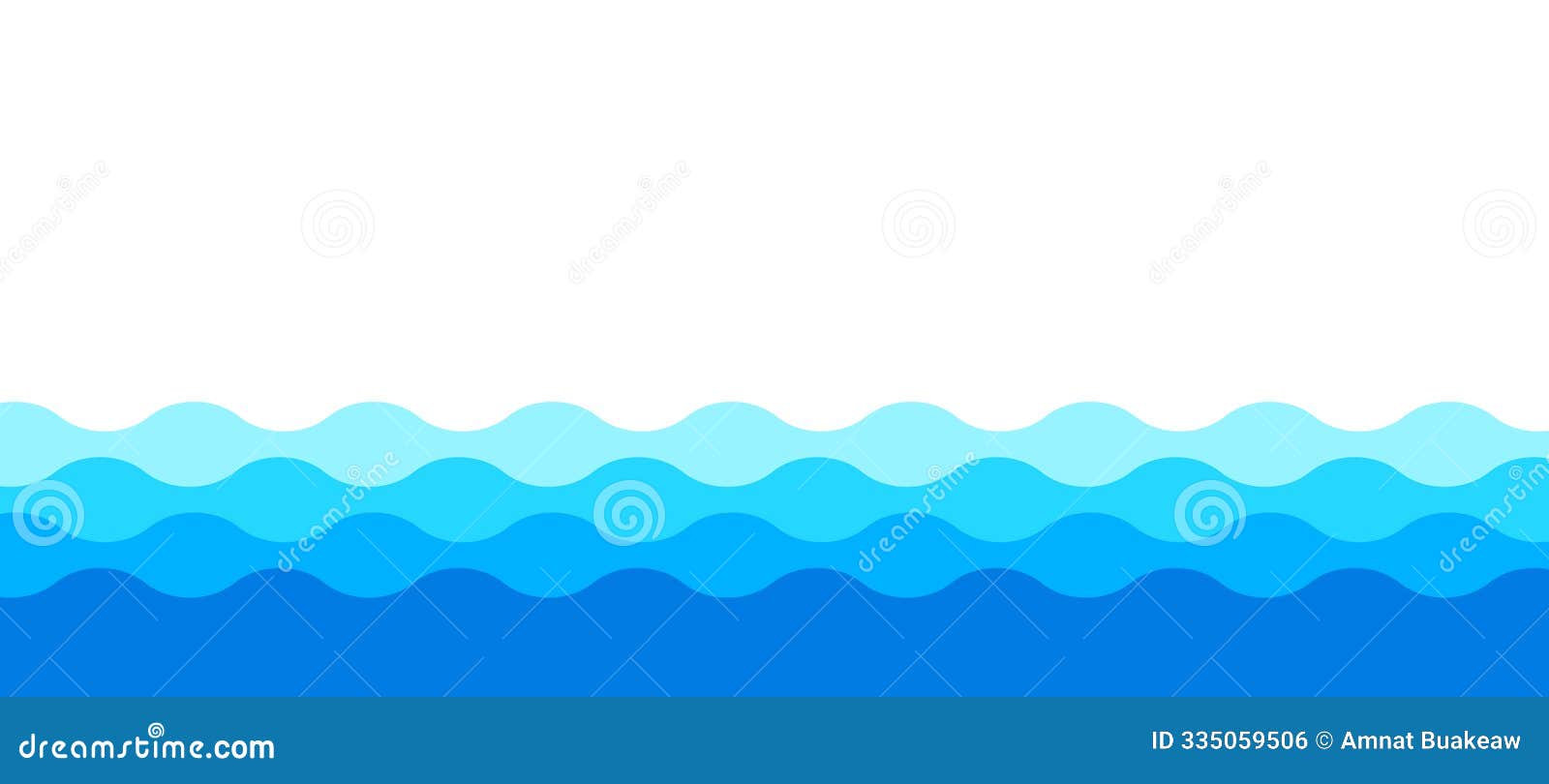 Sea Surface, Ocean Waves Logos And Water Labels. Swimming Pool Badges ...