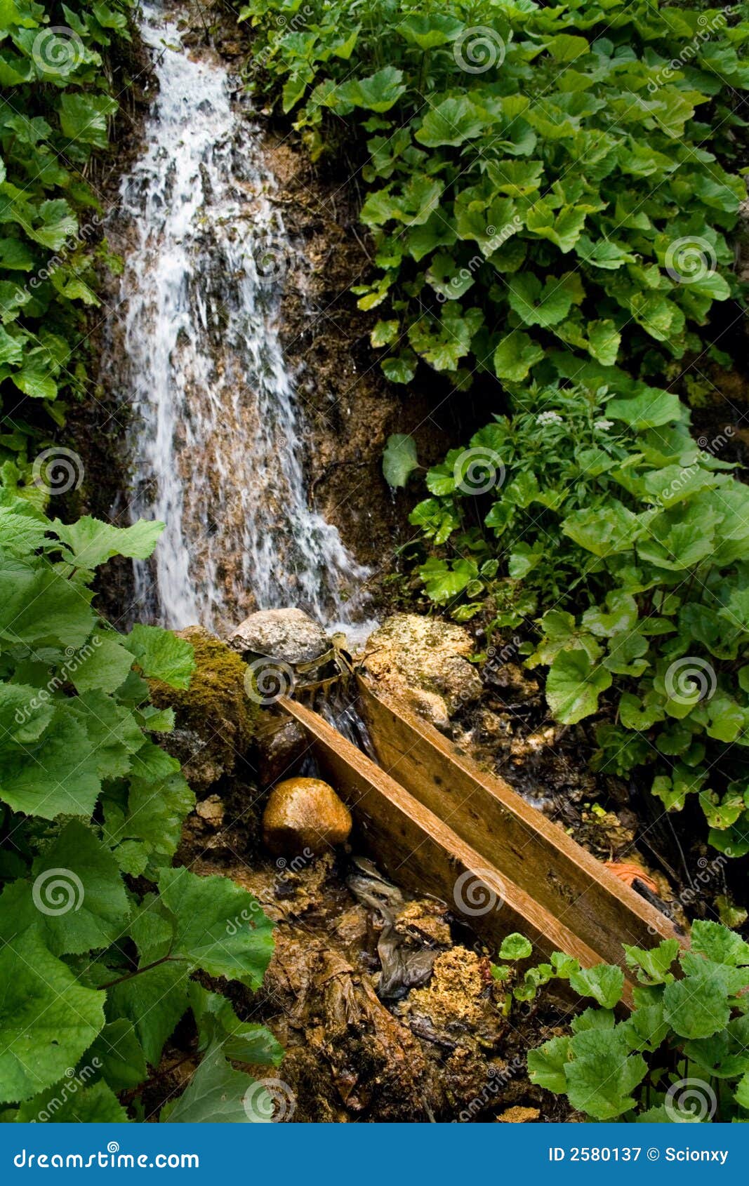 Water way stock image. Image of nature, spring, waterfall - 2580137