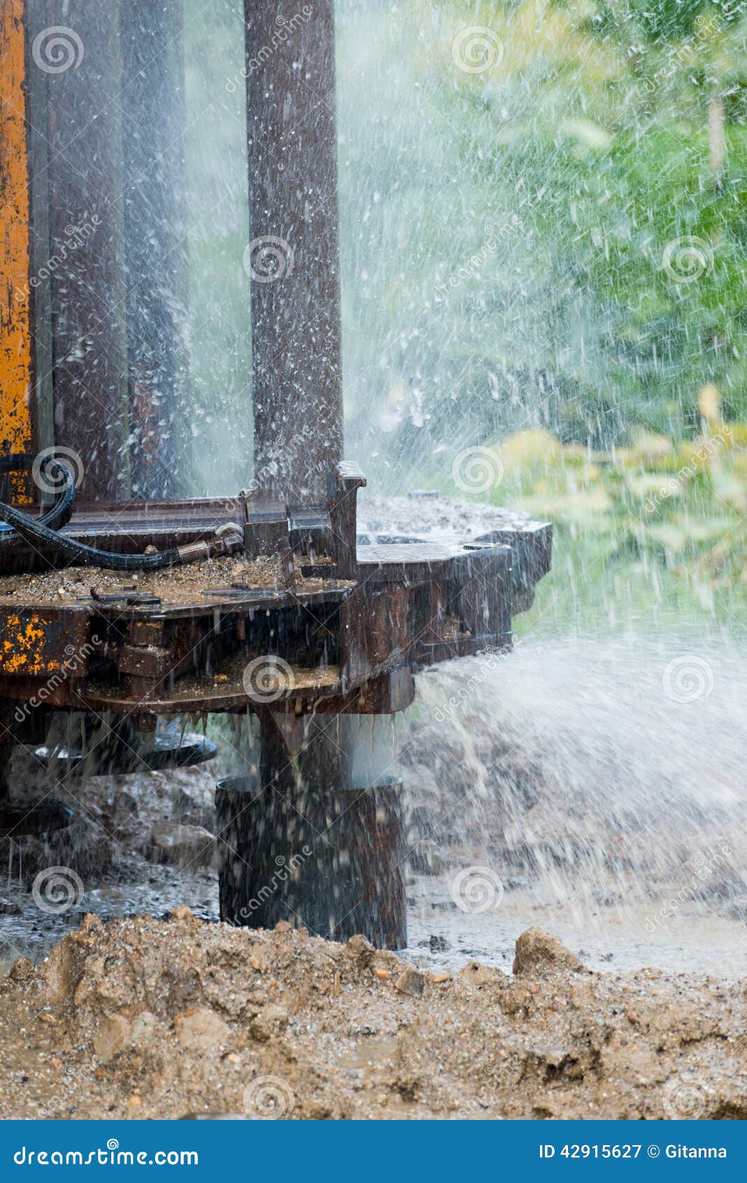 Water well stock image. Image of nature, spring, green - 42915627
