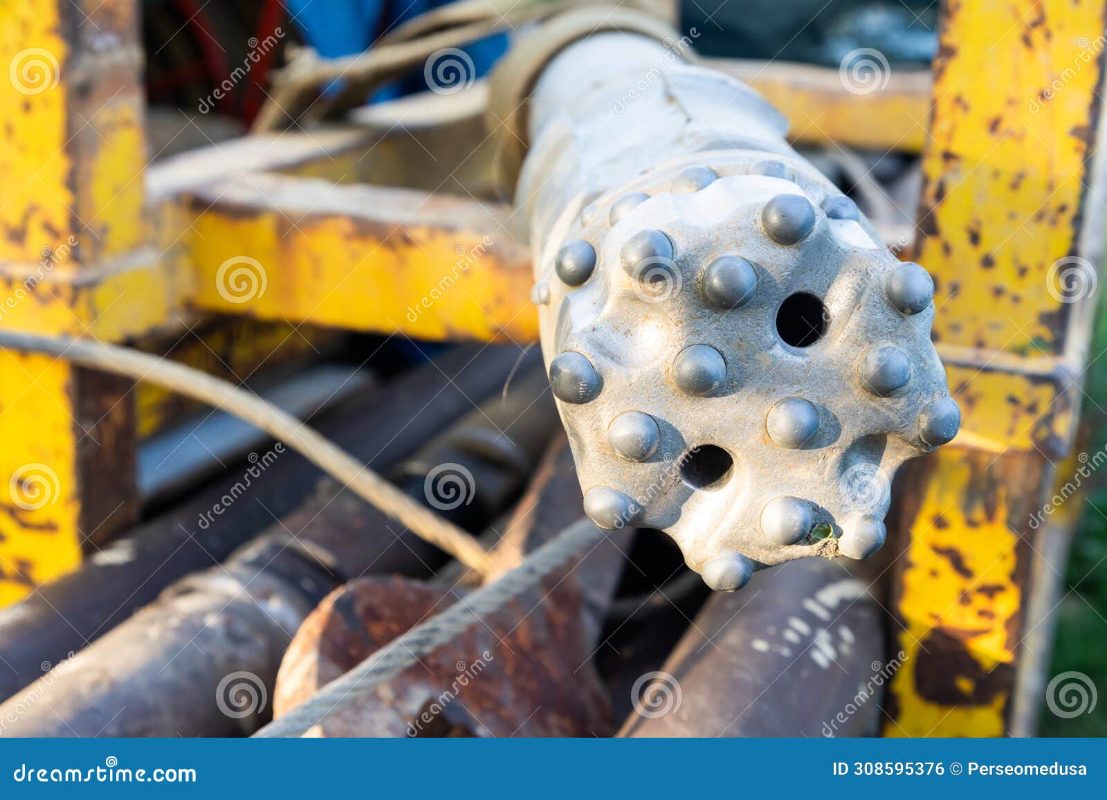 Water Well Drill Pipe. Industrial Machinery, Engineering Equipment Stock Photo - Image of digger ...