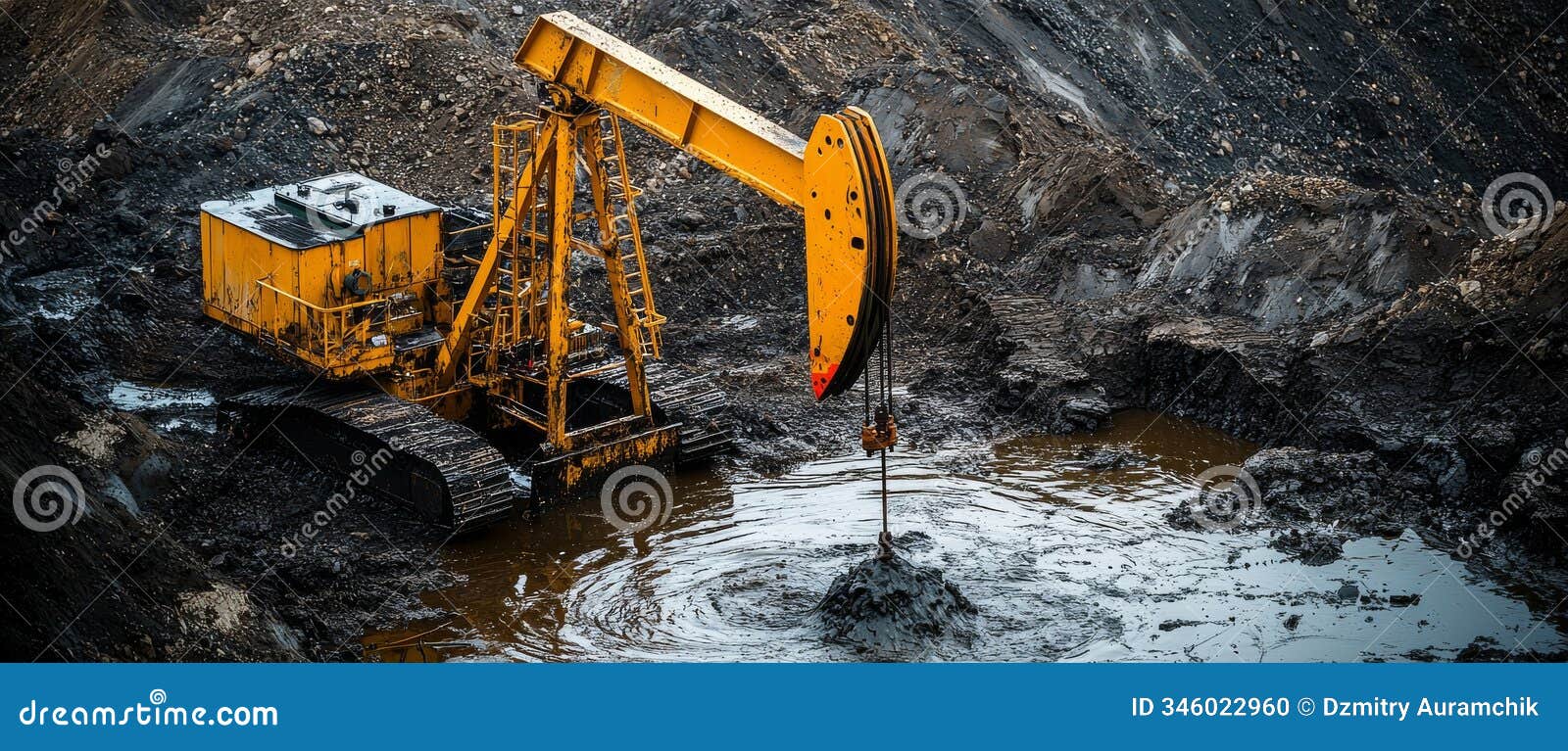 Water Well Drilling with Mud Discharge for Clean Water Drilling Stock ...