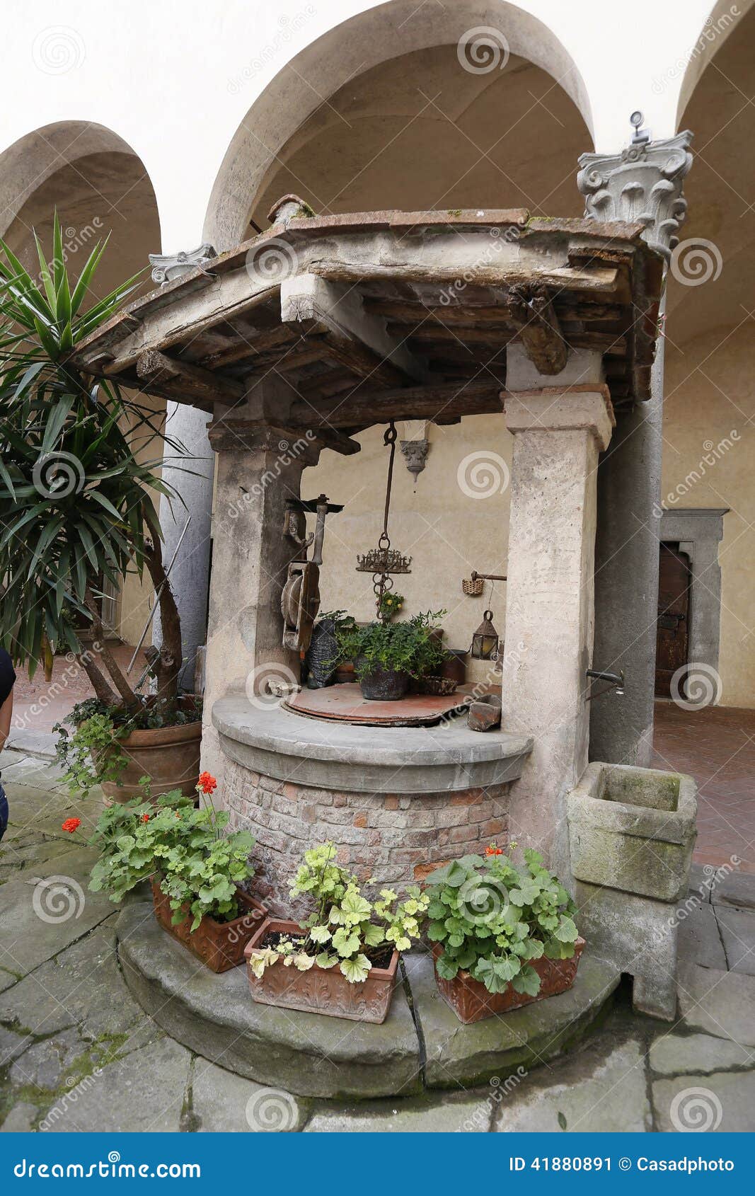Water well stock image. Image of town, village, architecture - 41880891