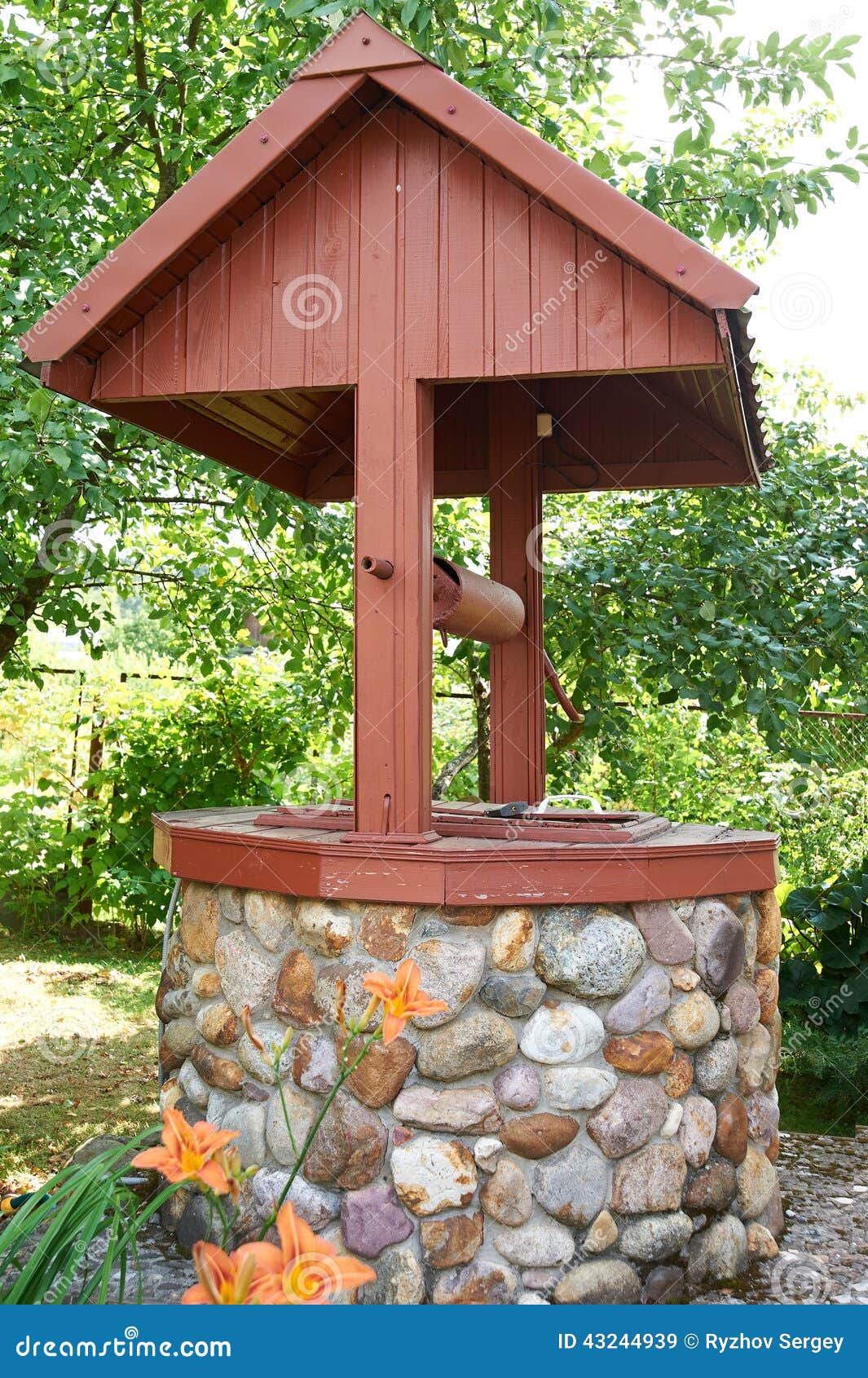 Water well stock image. Image of architecture, country - 43244939