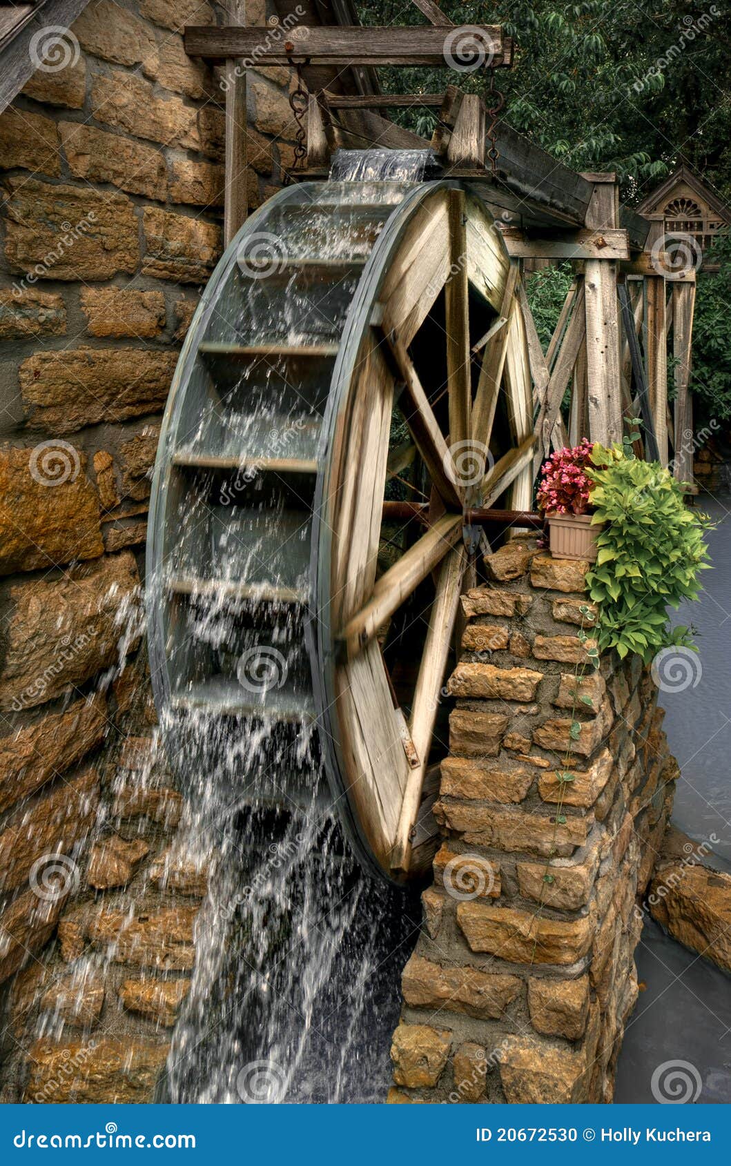 Water Wheel stock photo. Image of flow, industry, grind - 20672530