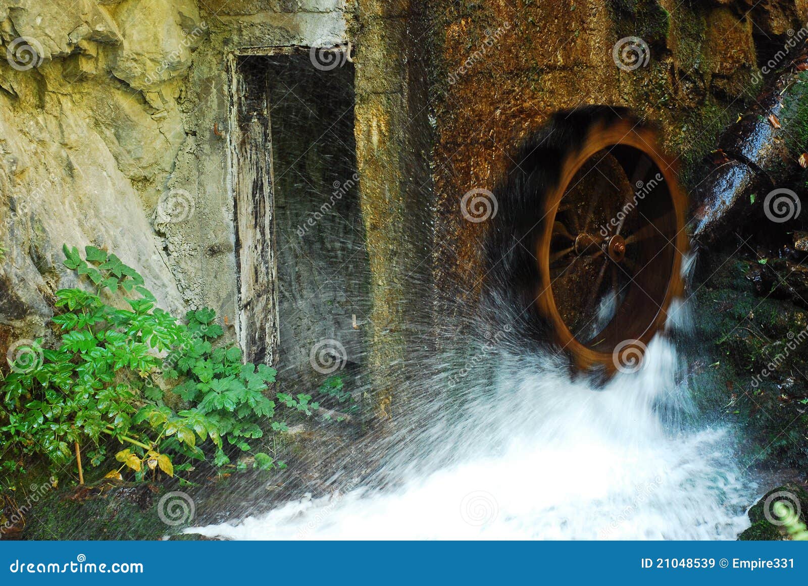 Water wheel stock image. Image of power, rotating, watermill - 21048539