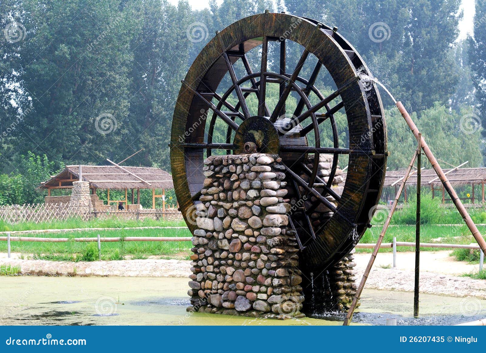 Water Wheel Royalty Free Stock Photo - Image: 26207435