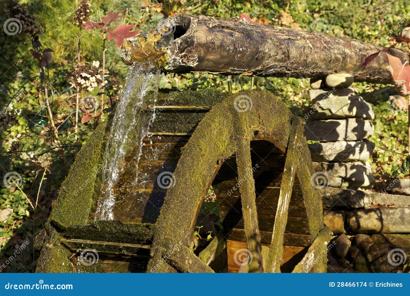 Water Wheel stock photo. Image of grist, fashioned, motion - 28466174