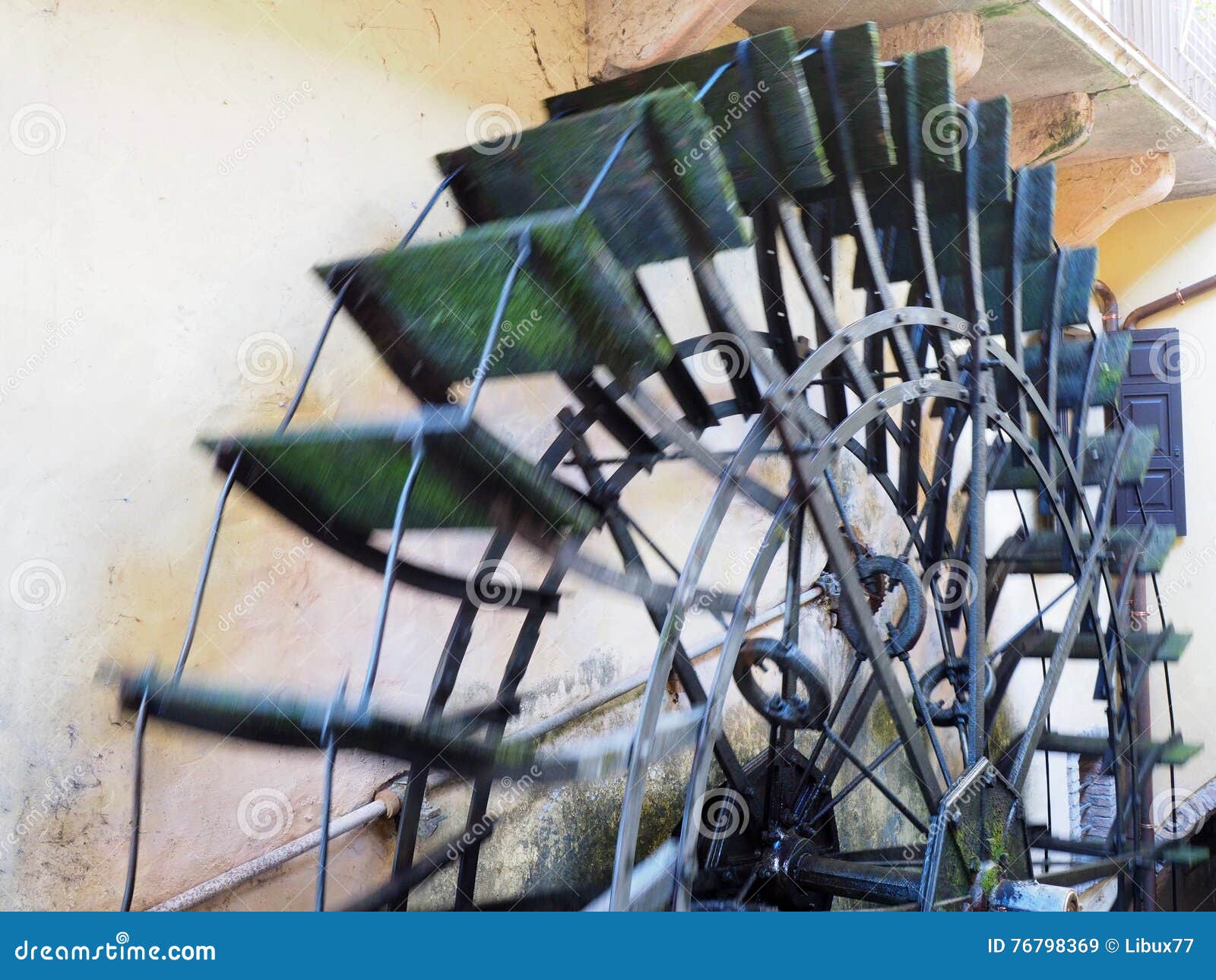 Water wheel mill working stock image. Image of power - 76798369