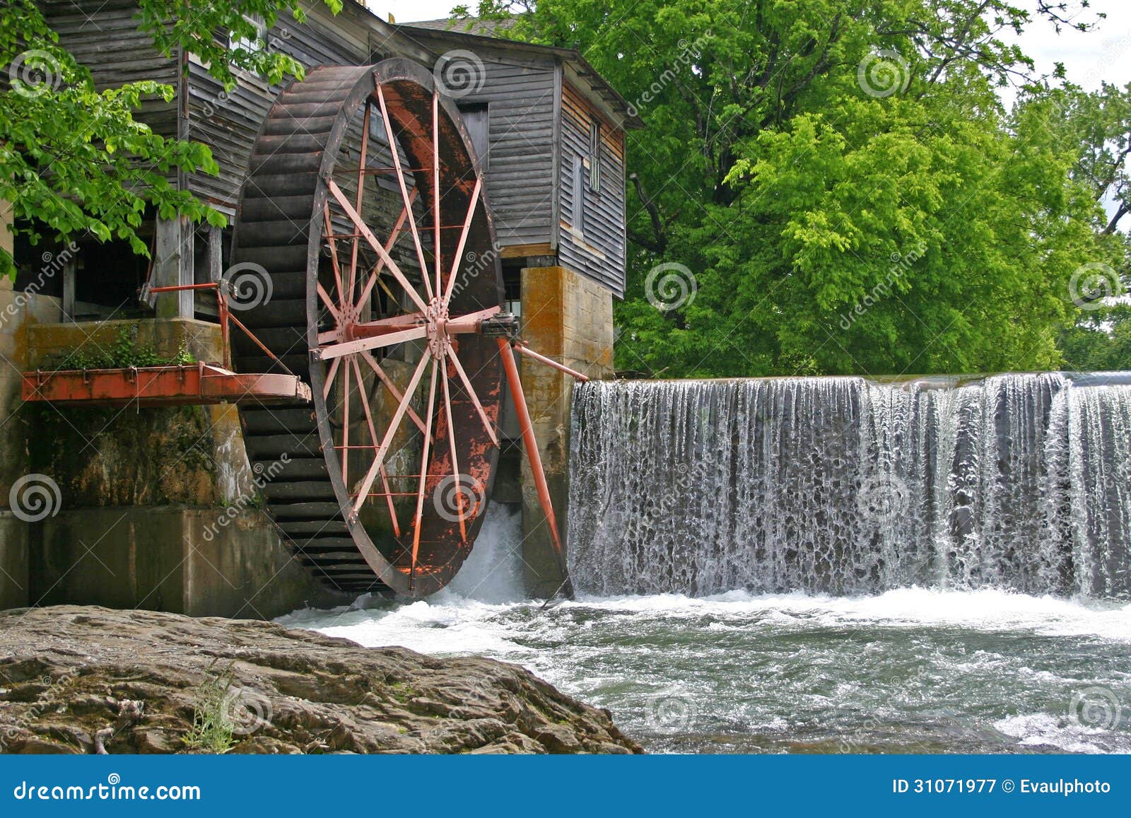 Water Wheel stock image. Image of mill, water, turn, gristmill - 31071977